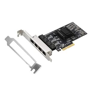 quad-port 2.5gbase-t pcie network adapter rtl8125b 2500/1000/100mbps pci express gigabit ethernet card rj45 lan controller support pxe for windows/linux/mac with low profile