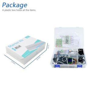 FREENOVE Super Starter Kit for Raspberry Pi Pico (Included), Dual-core Arm Cortex-M0+ Microcontroller, 588-Page Detailed Tutorial, 177 Items, 94 Projects, Python C Java Code