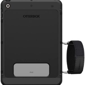 OtterBox ResQ Series Waterproof and Dustproof Case for iPad 7th, 8th & 9th Gen (10.2" Display - 2019, 2020 & 2021 Version - Only) - with Hand Strap - Non-Retail Packaging - Black