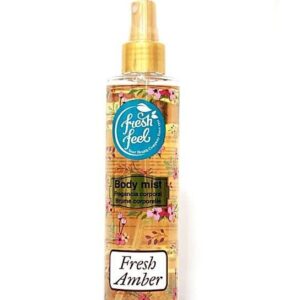 Fresh Feel Body Mist Fresh Amber 200ml - Light and refreshing body fragrance. Spritz it on after bathing or showering. Top up throughout the day.