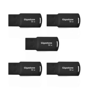 gigastone v70 32gb 5-pack usb 2.0 flash drive thumb drive memory stick pen drive capless design pen drive