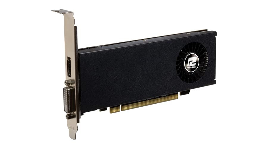 PowerColor AMD Radeon RX 550 Low Profile Graphics Card with 2GB GDDR5 Memory