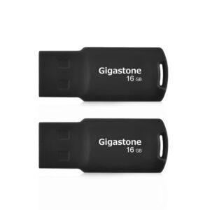 gigastone v70 16gb 2-pack usb 2.0 flash drive thumb drive memory stick pen drive capless design pen drive