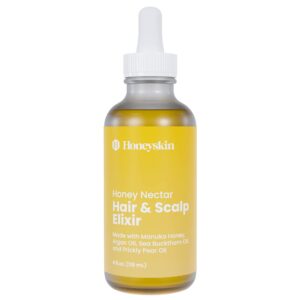 hair serum for frizzy and damaged hair and hair growth - anti frizz serum and nourishing hair elixir - heat protectant for dry and damaged hair - hair oil for curly frizzy hair (4oz)