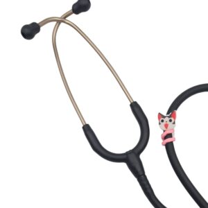 stethoscope charms - cat pink - medical gift