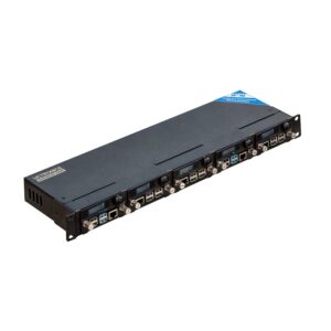 uctronics for raspberry pi rackmount complete enclosure 2.0 with poe functionality, front removable 19" 1u rack mount with captive screws, supports up to 5 rpis, compatible with raspberry pi 4b, 3b+