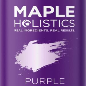 Purple Shampoo Blonde Hair Toner - Sulfate Free Shampoo for Color Treated Hair plus Blonde Shampoo for Brassiness and Yellow Tones - Hair Toner for Bleached Hair Made with Cleansing Natural Oils 16oz