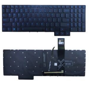 replacement laptop english backlit keyboard without frame for lenovo ideapad gaming 3-15arh05 3-15imh05 15ach gy530 gy550 gy570 blue letters