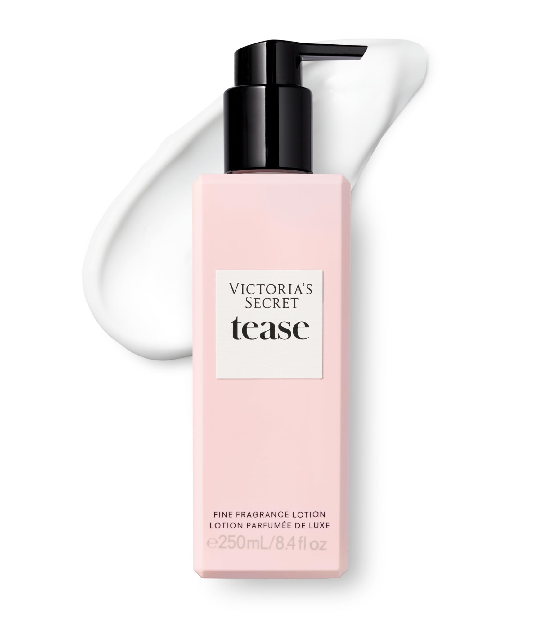 Victoria's Secret Fragrance Lotion, Tease Body Lotion for Women, Notes of White Gardenia, Anjou Pear, Black Vanilla, Tease Collection (8.4 oz)