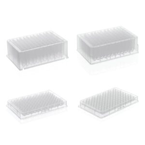 Deep Well Plates - 96 Deep Well Storage Plate,2.2mL, Square Well,Round Bottom(Pack of 5)