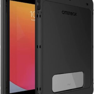 OtterBox ResQ Series Waterproof and Dustproof Case for iPad 7th, 8th & 9th Gen (10.2" Display - 2019, 2020 & 2021 Version - Only) - with Hand Strap - Non-Retail Packaging - Black