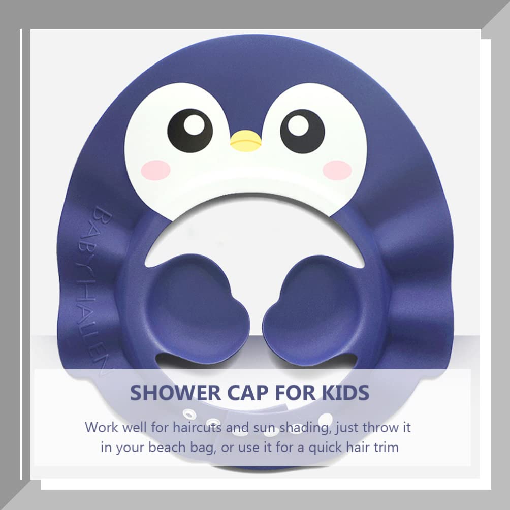 Toyvian Shampoo Shower Shampoo Cap Safety Bath Visor Cap Funny Bathing Hat Wash Hair Shield Cap for Girls and Boys Waterless Shampoo