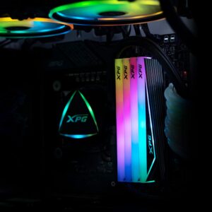 ADATA XPG Caster RGB DDR5 6400MHz 32GB (2x16GB) CL40-40-40 PCS-51200 UDIMM 288-Pins Desktop SDRAM Memory RAM Kit (AX5U6400C4016G-DCCARGY)