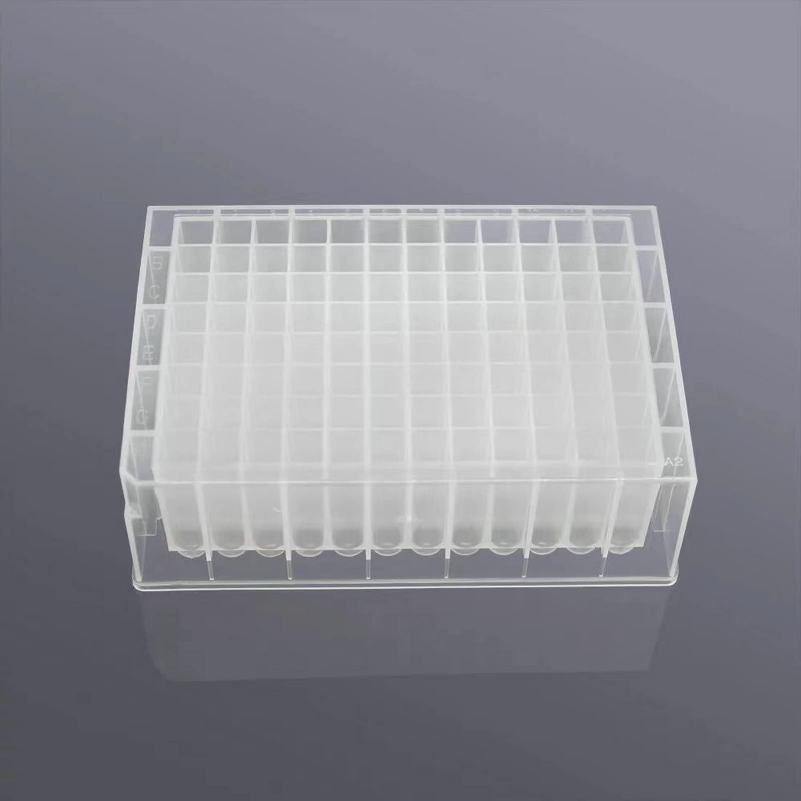 Deep Well Plates - 96 Deep Well Storage Plate,2.2mL, Square Well,Round Bottom(Pack of 5)