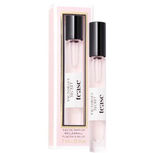 Victoria's Secret Tease Eau de Parfum Rollerball, Notes of White Gardenia, Anjou Pear & Black Vanilla, Travel Size Mini Perfumes for Women (0.23 oz)