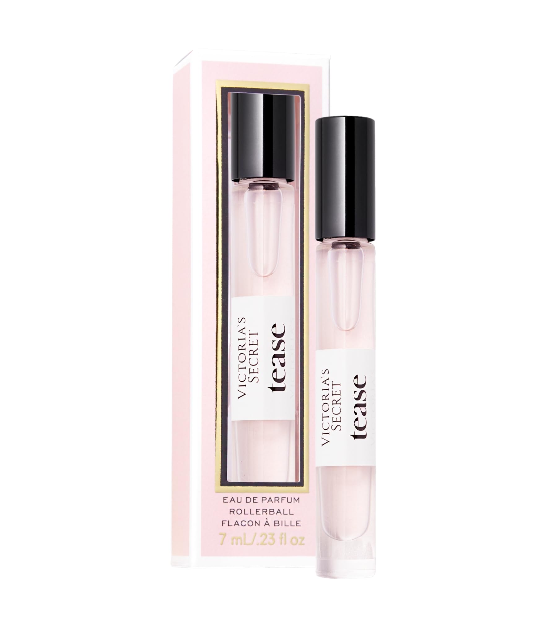 Victoria's Secret Tease Eau de Parfum Rollerball, Notes of White Gardenia, Anjou Pear & Black Vanilla, Travel Size Mini Perfumes for Women (0.23 oz)