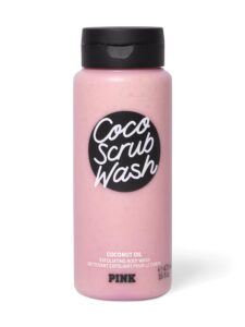 victoria's secret pink coco scrub wash with coconut oil