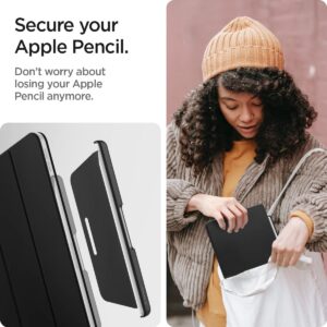 Spigen DA20 Compatible with Magic Keyboard, Smart Folio Designed for Apple Pencil Holder (Apple Pencil Pro/Apple Pencil 2nd Generation) - Black