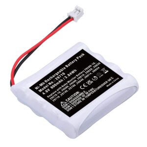 PowerTrust Ni-MH 4.8V 800mAh Battery for Summer Infant Wide View Baby Monitor Battery 29580-10 29270-10 29580 29590 29610 29620