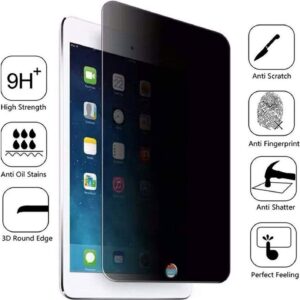 DumRang [YUNXIASW] Fit For Screen Protector Compatible with iPad 9th 8th 7th Generation (10.2 Inch, 9/8/7, 2021&2020&2019) Privacy Tempered Glass, Anti-Spy Screen, Anti-Scratch, Anti-Shock