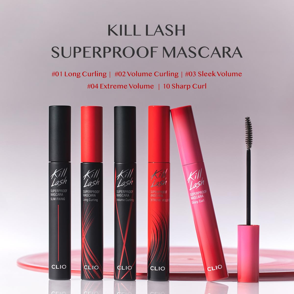 CLIO Kill Lash Superproof Mascara (04 EXTREME VOLUME BLACK)