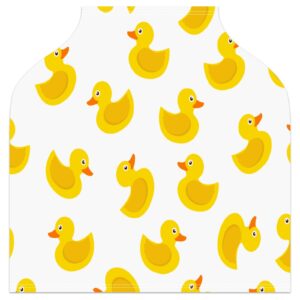 Baby Car Seat Stroller Covers Yellow Rubber Duck On White Nursing Cover Breastfeeding Scarf Soft Breathable Stretchy Coverage Carseat Canopy Cover for Boys and Girls Multi Usefor Baby Shower