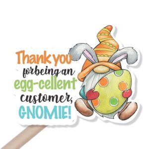 200pcs gnome easter stickers,cute small business envelopes stickers for handmade goods business packages,easter day theme small shop business stickers for envelopes seals