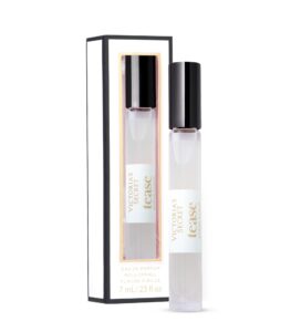 victoria's secret tease crème cloud eau de parfum rollerball, notes of vanilla meringue, santal flower & sheer amber, travel size mini perfumes for women (0.23 oz)