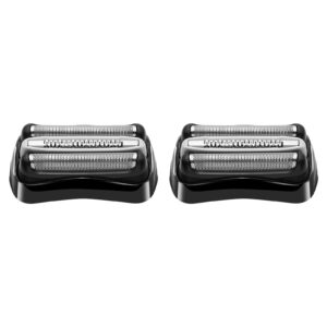 professional replacement foil and cutter bar assembly compatible with wahl 5 star series finale shaver foil 7031-100, 7043-100 super close shaving replacement heads