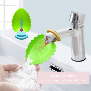 2 Piece Faucet Extender for Toddlers,Faucet Extender for Kids Hand Washing, Children Toddler Kids Hand Washing Helper Bathroom Sink Kids Hand Wash