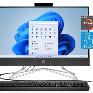 HP Pavilion 22" All-in-One PC, Full HD Touch Display, AMD Ryzen 3 3250U Processor, 16 GB RAM, 1TB HDD, Webcam, Wi-Fi, HDMI, 3 in 1 SD Card Reader, DVD-Writer, Windows 11 (Latest Model)