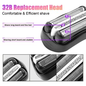 Professional Replacement Foil and Cutter Bar Assembly Compatible with wahl 5 Star Series Finale Shaver Foil 7031-100, 7043-100 Super Close Shaving Replacement Heads