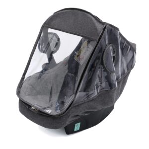 universal car seat rain cover infant car seat weather shield waterproof windproof protection with storage bag