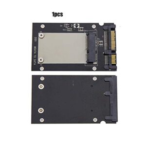 Superjiuex S101 Solid State Drive Transfer Box mSATA to SATA III 2.5 inch SSD Aluminum Hard Disk Box SSD Adapter Card