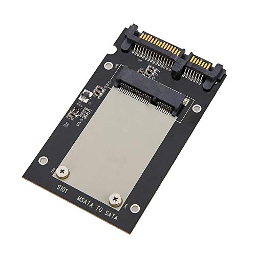 Superjiuex S101 Solid State Drive Transfer Box mSATA to SATA III 2.5 inch SSD Aluminum Hard Disk Box SSD Adapter Card