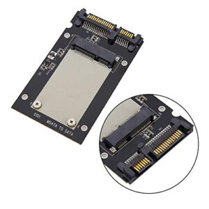 Superjiuex S101 Solid State Drive Transfer Box mSATA to SATA III 2.5 inch SSD Aluminum Hard Disk Box SSD Adapter Card