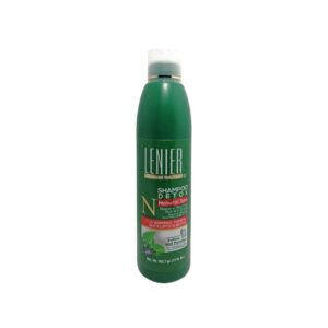 lenier detox shampoo w/ rosemary, mint, eucalyptus & biotin 17 oz, green