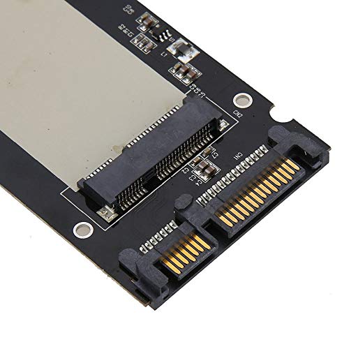 Superjiuex S101 Solid State Drive Transfer Box mSATA to SATA III 2.5 inch SSD Aluminum Hard Disk Box SSD Adapter Card