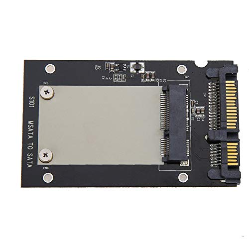 Superjiuex S101 Solid State Drive Transfer Box mSATA to SATA III 2.5 inch SSD Aluminum Hard Disk Box SSD Adapter Card