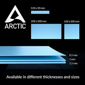 ARCTIC TP-3: Premium Performance Thermal Pad, 200 x 100 x 1.5 mm (Stackable to 2.0 mm Without Performance Loss), 2 Pieces - High Performance, Particularly Soft, Ideal Gap Filler, Bridging Gaps