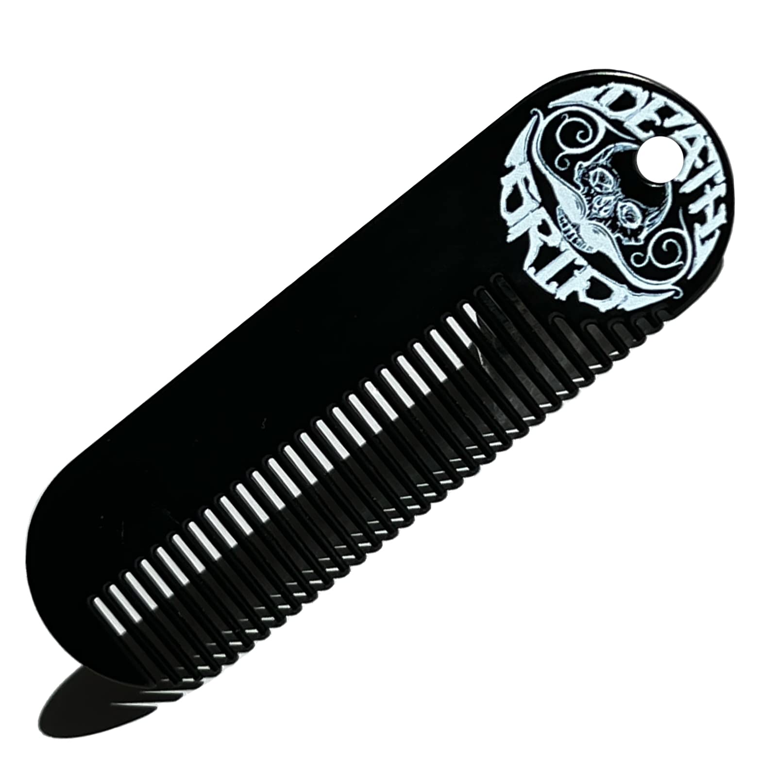 THE VINTAGE GROOMING CO. Death Grip Extra Strong Hold Mustache Wax and Death Grip Mustache Keychain Comb Set