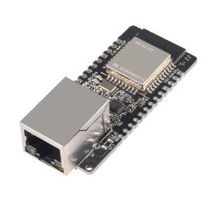 DWEII WT32-ETH01 ESP32 Module Ethernet WiFi Bluetooth Development Board WT32-ETH01 Embedded Serial Port to Ethernet Converter Serial to WiFi&Bluetooth MCU Module Pack of 1