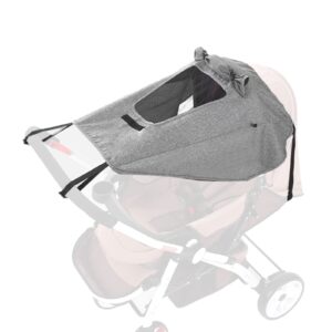 soonhua stroller sun shade, universal stroller sunshade, waterproof sun protection stroller shade cover anti-uv 50+ with viewing window best for high landscape stroller