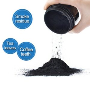 Lythor Teeth Whitening Charcoal Powder, Teeth Whitener Powder Oral Care Sets Natural Coconut, No Hurt on Enamel or Gum (1)