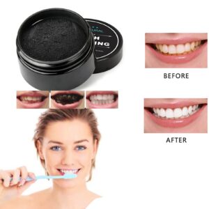 Lythor Teeth Whitening Charcoal Powder, Teeth Whitener Powder Oral Care Sets Natural Coconut, No Hurt on Enamel or Gum (1)