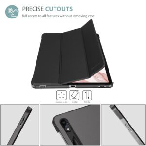 ProCase Cover for Galaxy Tab S8 / Tab S7 11 inch Case, Protective Slim Case Folio Hard Back Stand Smart Cover for 11" Galaxy Tab S8 2022 / Galaxy Tab S7 2020 SM-X700 X706 T870 T875 T878 –Black