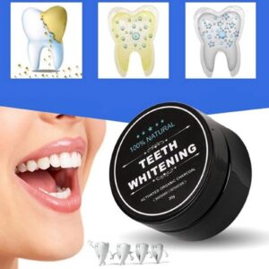 Lythor Teeth Whitening Charcoal Powder, Teeth Whitener Powder Oral Care Sets Natural Coconut, No Hurt on Enamel or Gum (1)