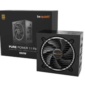 be quiet! Pure Performance Power 11 FM 850W ATX Quiet Performance Power Supply | 80 Plus Gold Efficiency | BN675