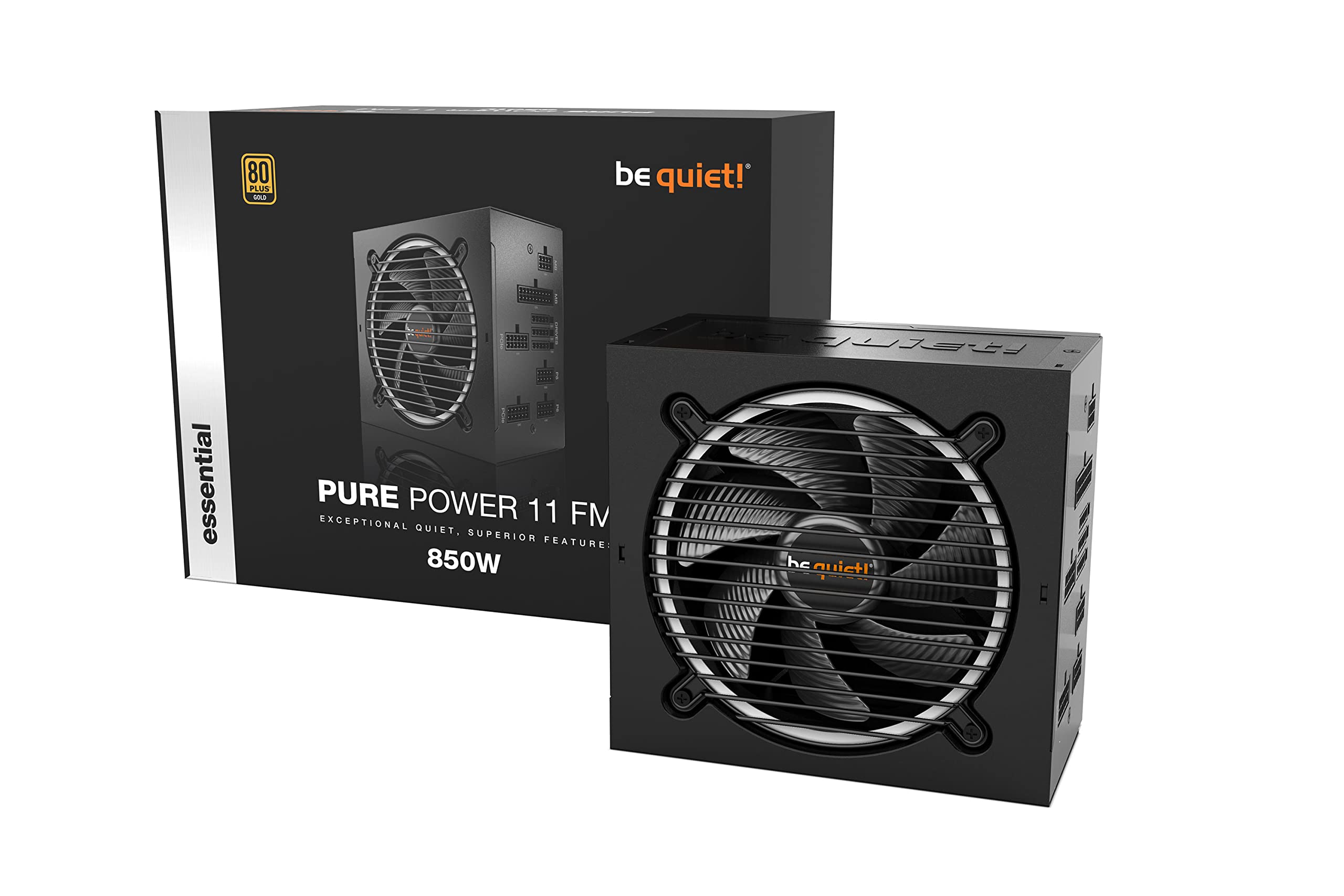 be quiet! Pure Performance Power 11 FM 850W ATX Quiet Performance Power Supply | 80 Plus Gold Efficiency | BN675