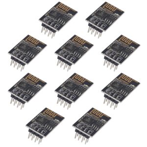 dweii 10pcs esp8266 esp-01s wifi serial transceiver module 4mb flash 3.3v internet of things wifi module board